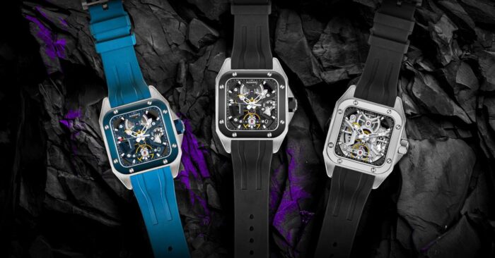 Attractive Square Skeleton Mechanical Watches - Richard Mille and Its ...